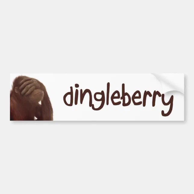 dingleberry bumper sticker | Zazzle