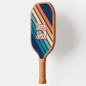 Dink Shot Retro Custom Pickleball Paddle | Zazzle