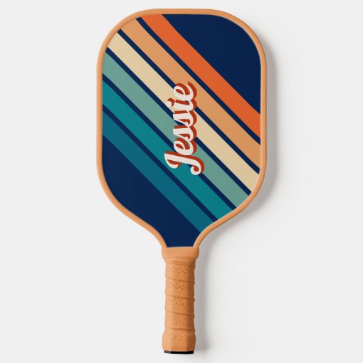 Dink Shot Retro Custom Pickleball Paddle | Zazzle