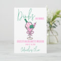 Dinks and Drinks, Pickleball Bachelorette Party Invitation | Zazzle