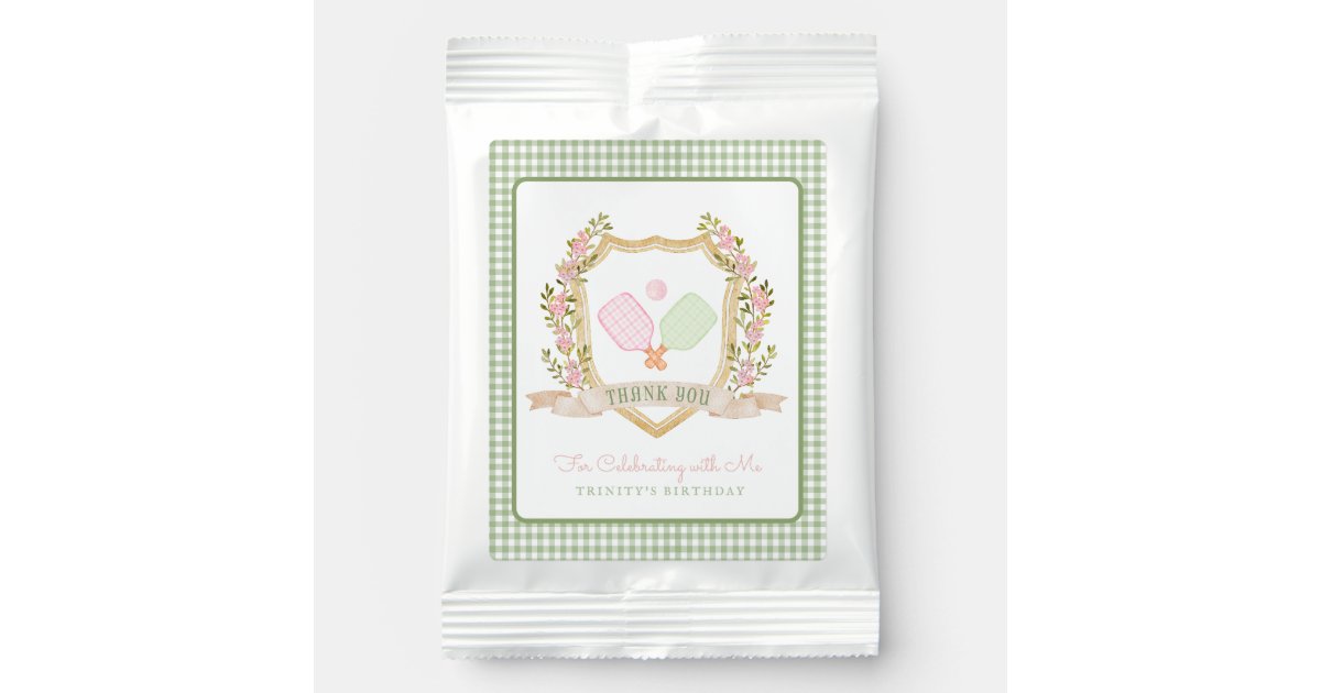 Dinks and Drinks| Preppy Pickle Ball Margarita Drink Mix | Zazzle