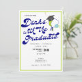 Dinks with the Graduate Pickleball Graduation Invitation | Zazzle
