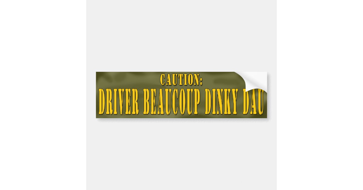 Dinky Dau Bumper Sticker | Zazzle