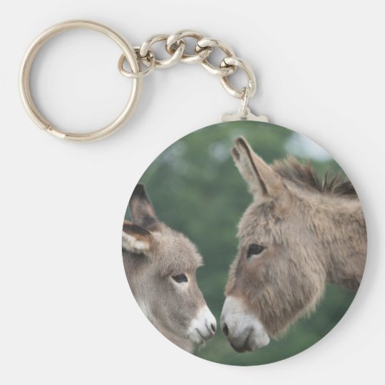 Dinky donkey keychain | Zazzle.com