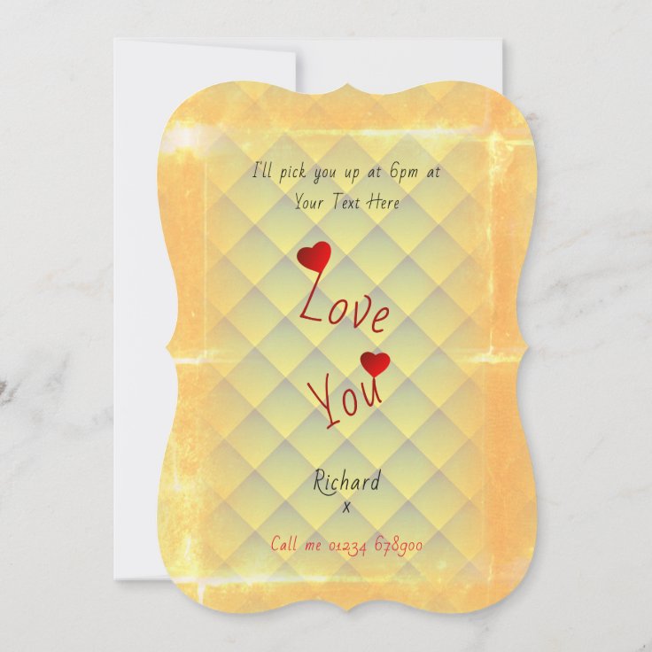 Dinner Date Invitation | Zazzle