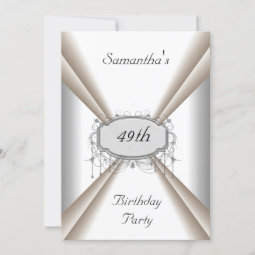 Dinner Party Birthday Invitation Add your details | Zazzle