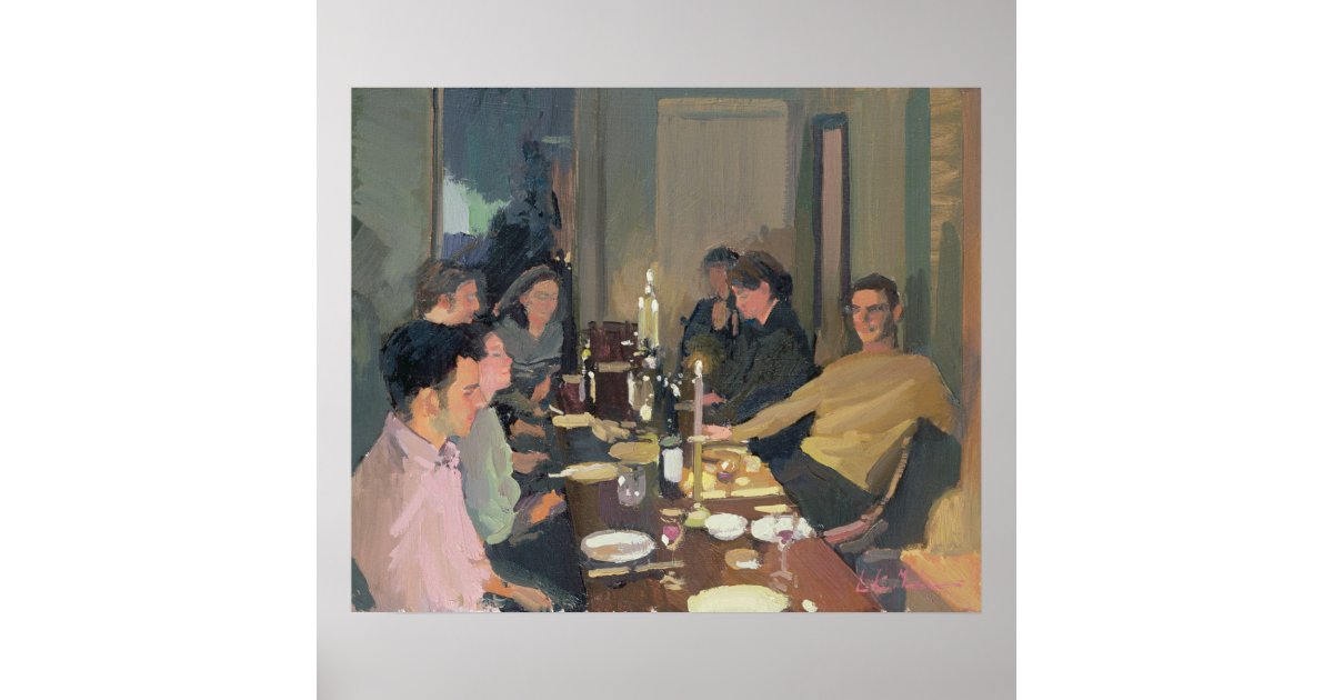 Dinner Party Poster | Zazzle