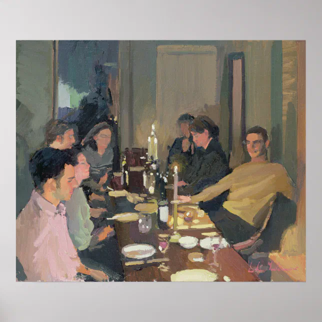 Dinner Party Poster | Zazzle