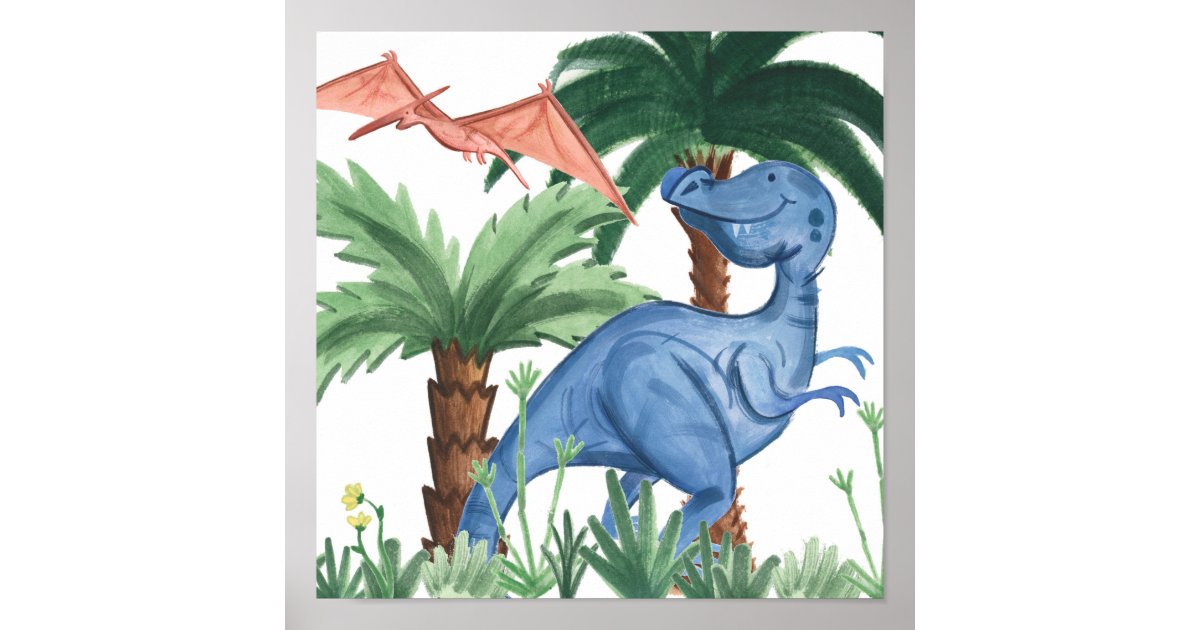 Dino Buddies I Poster | Zazzle