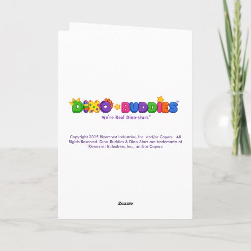 Dino-Buddies™ Valentines Day Card - Patches™ Heart | Zazzle