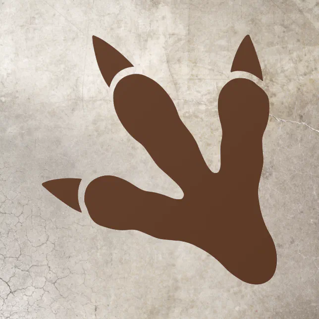 Dino Dig Birthday Dinosaur Footprint Floor Decal | Zazzle