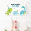 Dino Kids Birthday Party Banner | Zazzle