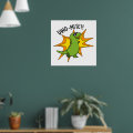 Dino-mite Funny TRex Dinosaur Pun Poster | Zazzle