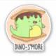 Dino-smore Funny Dinosaur Smore Pun Sticker | Zazzle