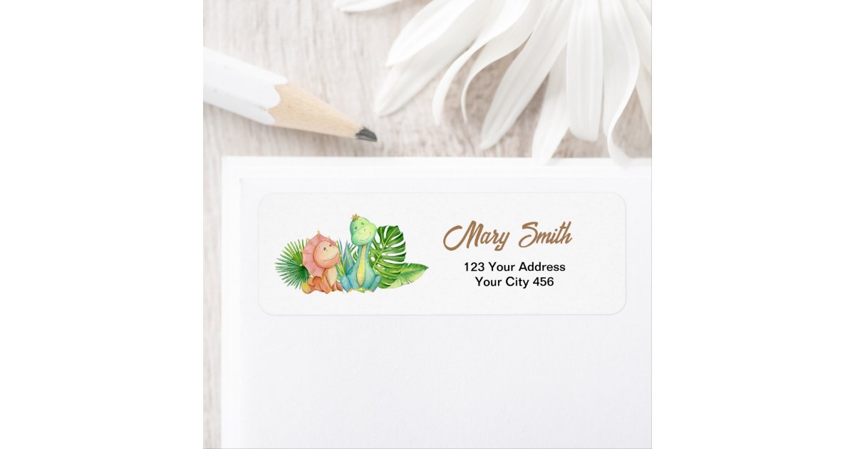 Dinosaur Address Labels | Zazzle