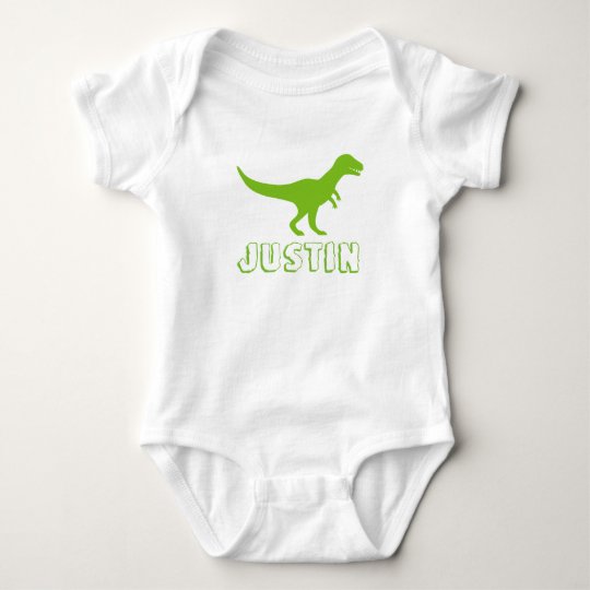 Dinosaur baby clothes personalized with kids name baby bodysuit ...