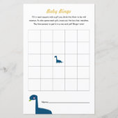 Dinosaur Baby shower Game Bingo Activity | Zazzle