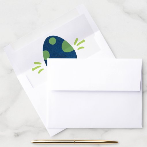 Dinosaur Baby Shower Invitation Envelope Liner | Zazzle