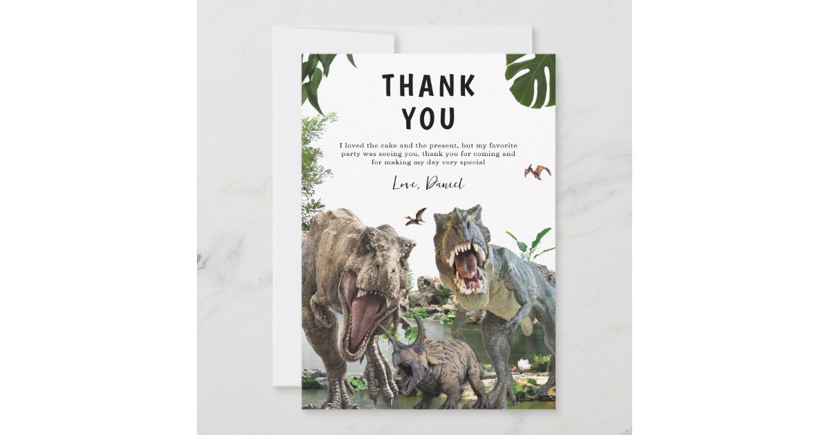 Dinosaur birthday invitation Dino T-Rex birthday | Zazzle