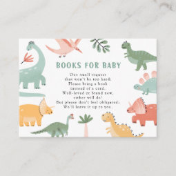 Dinosaur Books For Baby Card | Zazzle