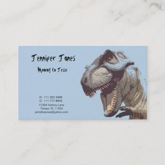 Dinosaur Calling Card | Zazzle.com