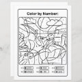 Dinosaur Coloring Page by number - Pterodactyl | Zazzle