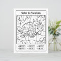 Dinosaur Coloring Page by number - Rhinoceratops | Zazzle