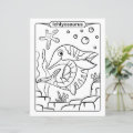 Dinosaur Coloring Page - Ichtyosaurus | Zazzle