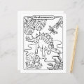 Dinosaur Coloring Page - Kentrosaurus | Zazzle