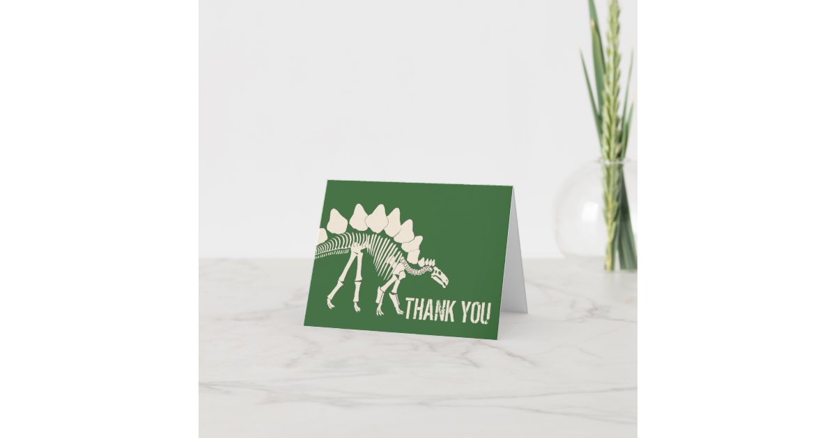 Dinosaur Dig Thank You | Zazzle.com