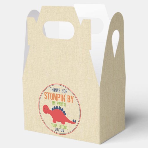 Dinosaur Favor Boxes - Dinosaur Party Favors | Zazzle