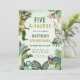 Dinosaur Five-A-Saurus 5th Birthday Party Invitation | Zazzle