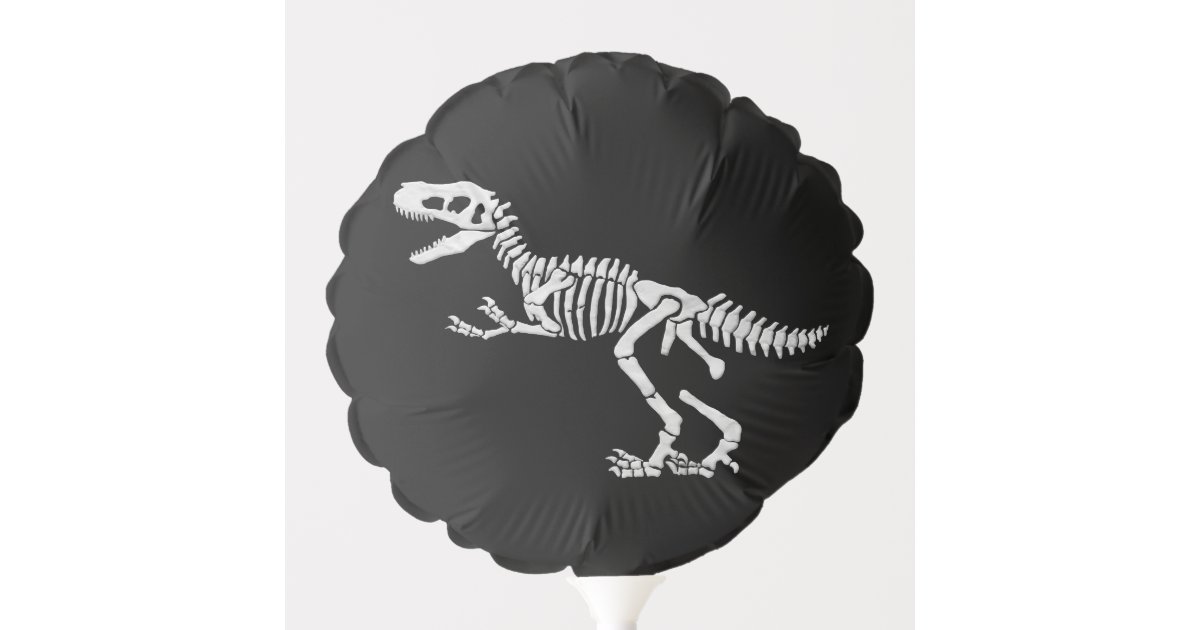Dinosaur Fossil Excavation Birthday Balloon | Zazzle
