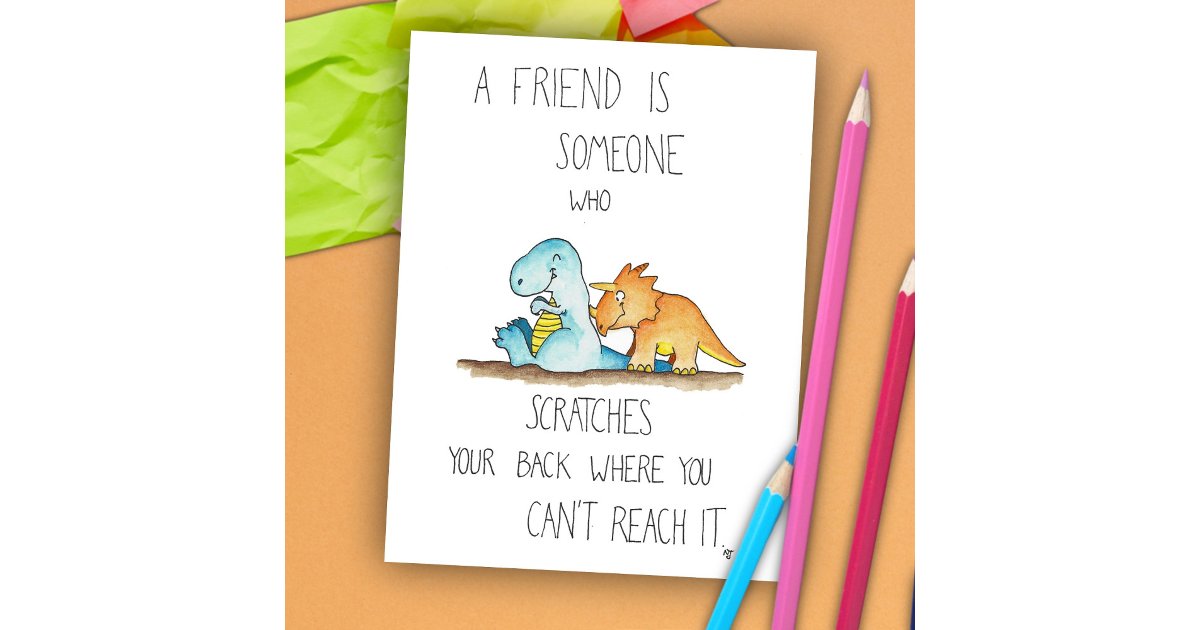 DINOSAUR FRIENDS postcard by Nicole Janes | Zazzle
