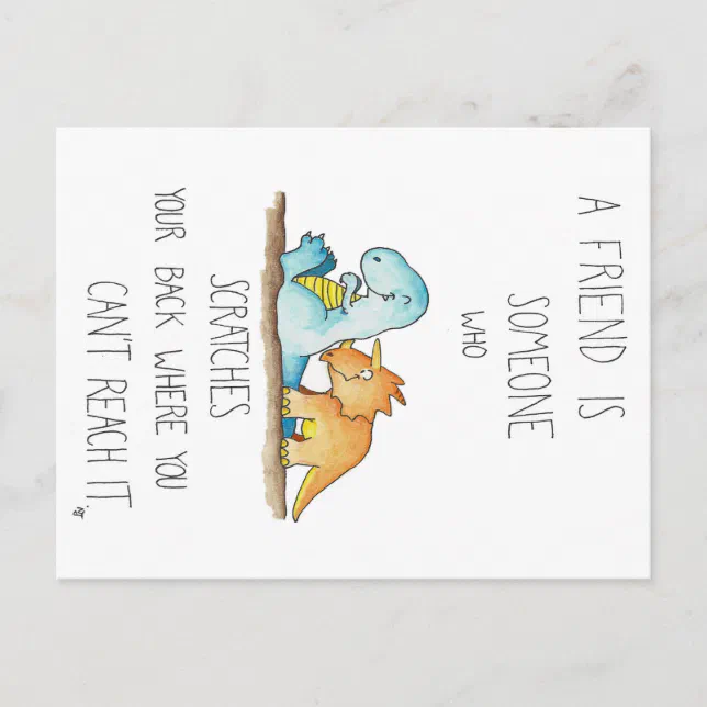 DINOSAUR FRIENDS postcard by Nicole Janes | Zazzle