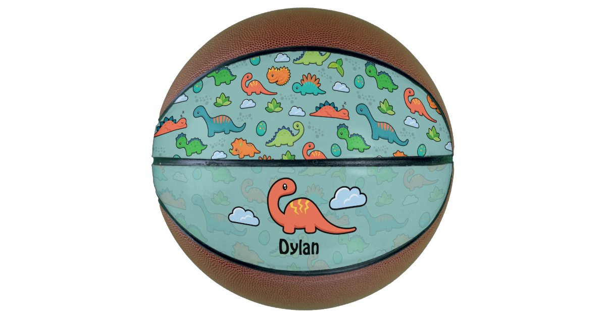Dinosaur Fun Basketball | Zazzle