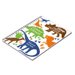 Dinosaur NoteBook | Zazzle