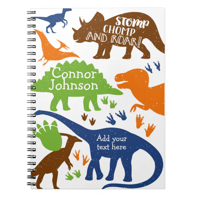 Dinosaur NoteBook | Zazzle