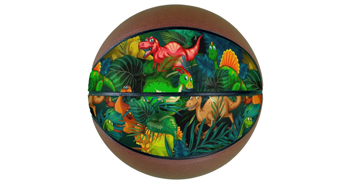 Dinosaur Park Basketball | Zazzle