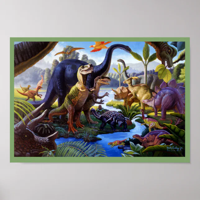 Dinosaur Poster | Zazzle