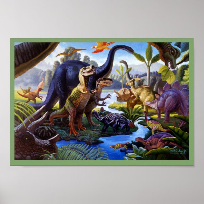 Dinosaur Poster | Zazzle.com