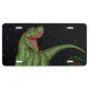 Dinosaur - Prehistoric Night License Plate | Zazzle