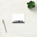 Dinosaur Silhouettes Post-it Notes | Zazzle