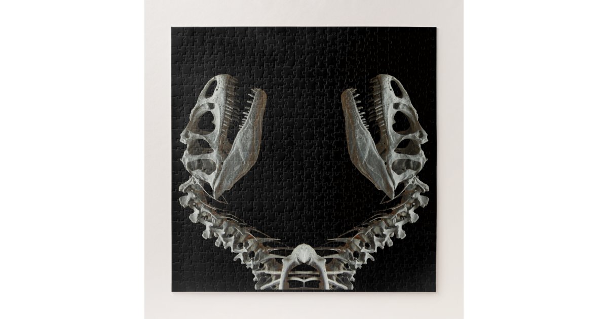 Dinosaur Skeleton Jigsaw Puzzle,676 pcs Jigsaw Puzzle | Zazzle