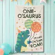 Dinosaur Stomp Chomp Roar 1st Birthday Party Banner | Zazzle