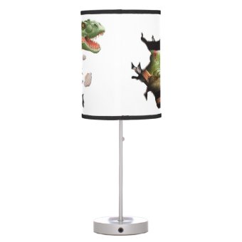 Dinosaur T-REX Desk or Bedroom Table Lamp | Zazzle