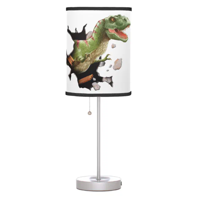 Dinosaur T-REX Desk or Bedroom Table Lamp | Zazzle