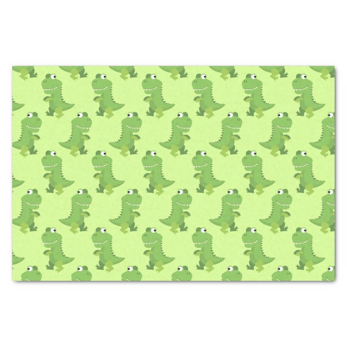 Dinosaur T-rex Kids 1st Birthday Dino Party Tissue Paper | Zazzle.com