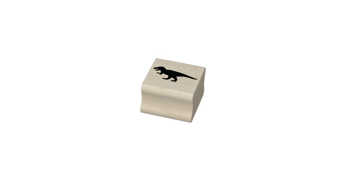 Dinosaur T-Rex Tyrannosaurus Rex Dino Cute Kid's Rubber Stamp | Zazzle