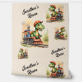 Dinosaur Train Boys Bedroom Wallpaper | Zazzle